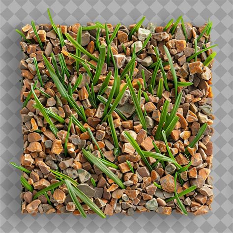 A Square Of Grass With A Square Of Green Sprouts On It Premium Ai