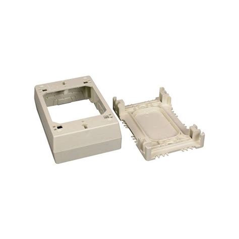 Wiremold 2347 Wh Single Gang Device Box Fitting White