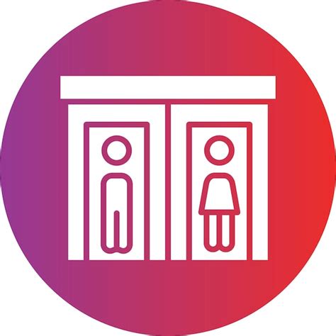 Premium Vector Toilet Icon Style