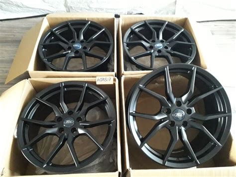 NEW ALLOY WHEELS 18 INCH ALLOYS FORD ST FOCUS SATIN BLACK Y SPOKE | in ...