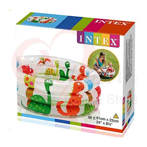 Intex Dinosaur 3 Ring Pool 57106 Online At Best Price Lulu Qatar