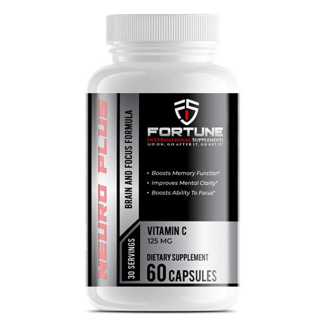 Neuro Plus Brain And Focus Fortune International Supplements