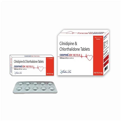 Cidipinech 10125 Cilnidipine Ip 10 Mg Chlorthalid At ₹ 117stripe In