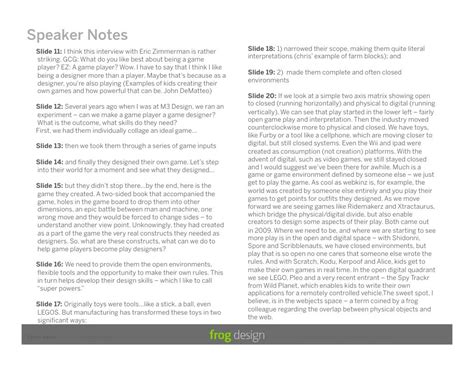 Speaker Notes Slide 11 I