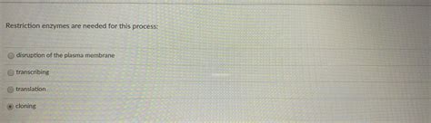 Solved In A Two Component Regulatory System This