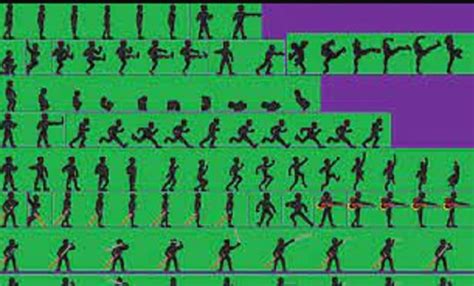Create 2d Pixel Art Character Sprite Sheet