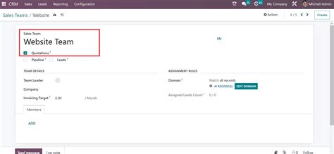how to periodically assign leads based on rules in odoo 16 crm