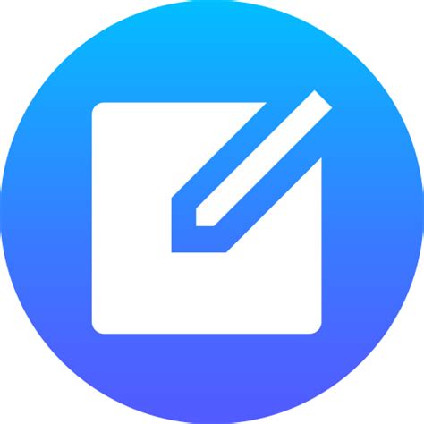 Edit Generic Flat Gradient Icon