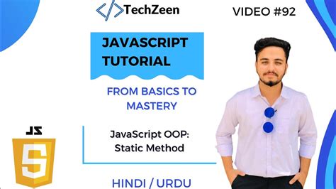 Javascript Oop Tutorial Mastering Static Methods Hindiurdu Js Staticmethods Oopinjs