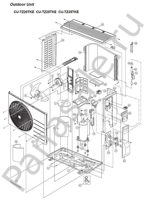 Крыльчатка вентилятора внешнего блока кондиционера CU-BE20TKD, CU ...