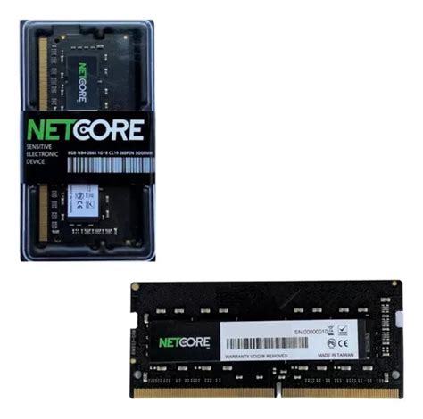 Memória Ram Color Preto 32gb 1 Netcore Net432768so32lv Frete grátis