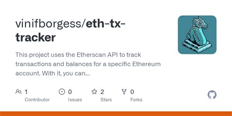 Github Vinifborgesseth Tx Tracker This Project Uses The Etherscan Api To Track Transactions