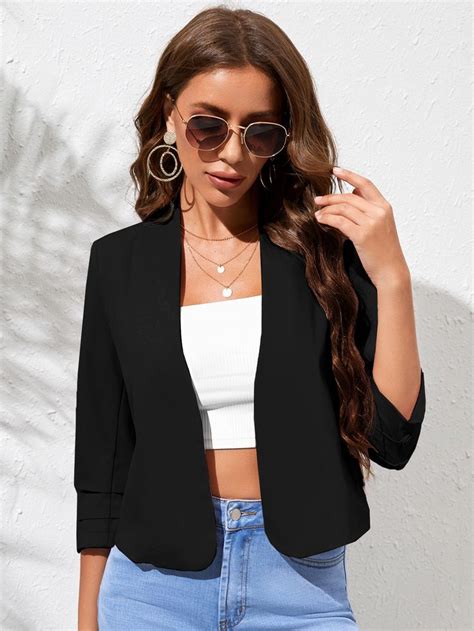 Simples Elegante Blazer Clothes For Women Outerwear Women Camel