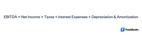 EBITDA Definition Formula Calculation Example