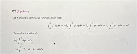 solved let f and g be continuous functions such that