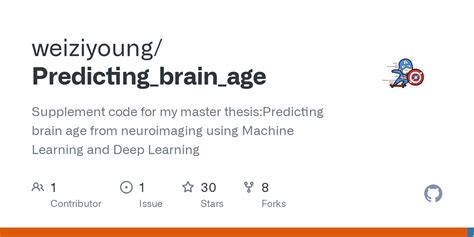 Github Weiziyoungpredictingbrainage Supplement Code For My Master