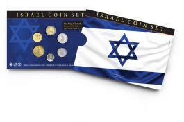 Israel Coin Set The Flag Of Israel