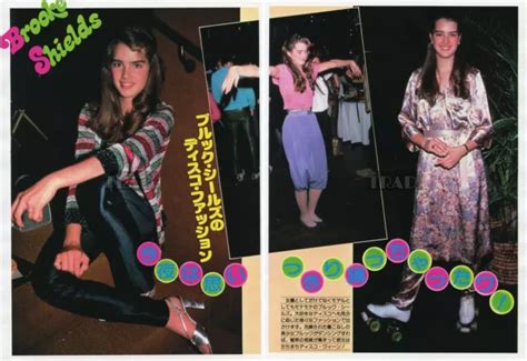 Brooke Shields In Swimsuit 1981 Jpn Picture Clippings 2 Sheets Ub K £4