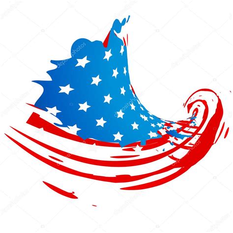 American Flag Design Stock Vector Image By ©pinnacleanimate 26373365