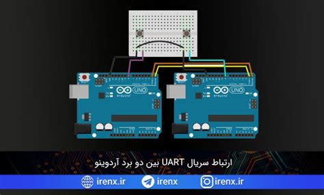 ارتباط سریال Uart بین دو برد آردوینو