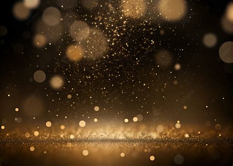 어두운 배경에 우아한 금색 보케 골드 반짝이 스파클 배경 고급스러운 디자인 배경 일러스트 및 사진 무료 다운로드 Pngtree