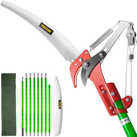 Vevor Detachable Pole Pruning Saw 26ft Tree Trimmer Saw For Sawing And