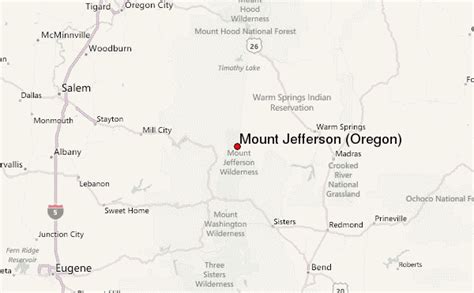 Mount Jefferson Oregon Mountain Information
