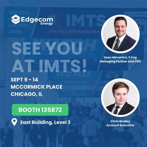 Edgecom Energy On Linkedin Imts2024 Edgecomenergy Innovation Energymanagement Techshow