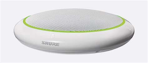 Shure Mxa310 Microphone Table Array Danteaes67 Led Light Ring White