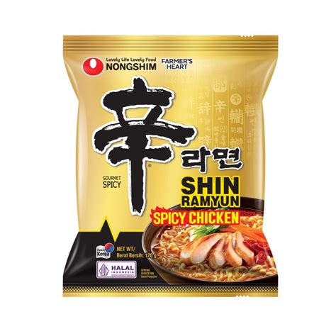 Nongshim Shin Ramyun Spicy Chicken Mie Instan 120gram Astro