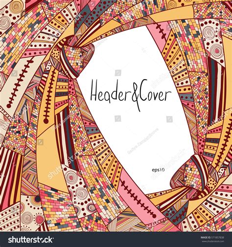 Background Design Your Header Cover Page 库存矢量图（免版税）571857838 Shutterstock