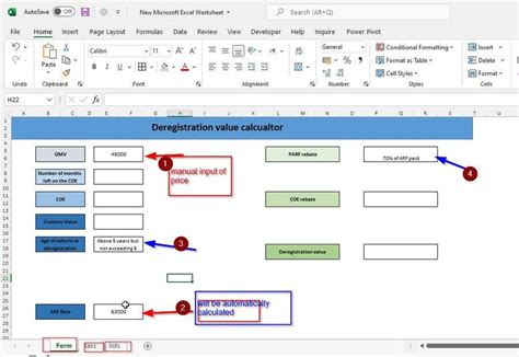 Entry 7 By AAGGMM For Build A Excel Model To Calculate The Cost Of A Car In Singapore Freelancer