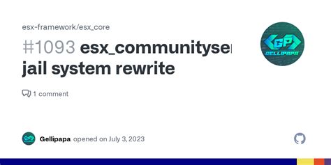 Esx Communityservice Jail System Rewrite · Issue 1093 · Esx Framework Esx Core · Github