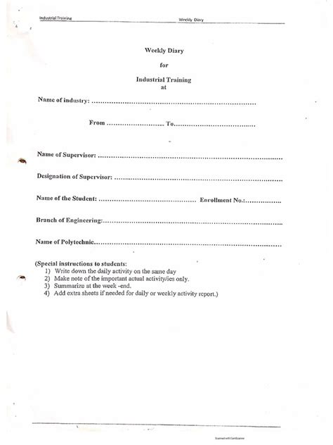 Itr Weekly Report Format Pdf