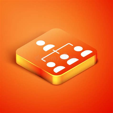 Isometric Business Hierarchy Organogram Chart Infographics Icon