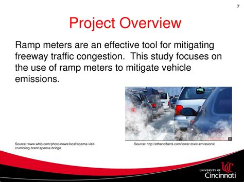 Ppt Reducing Freeway Emission Via Ramp Metering Control Powerpoint