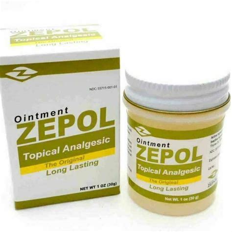 Zepol Topical Analgesic Ointment 1oz For Sale Online Ebay