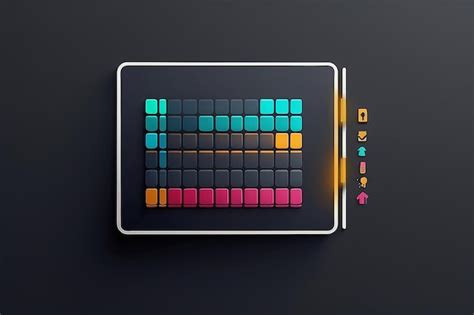 Layout Align Top Pixel Perfect Icon Design Flat Style Design Isolated On White Background