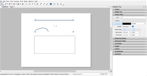 Customizing Line Widths And Styles Sketchup Help Dash Pattern Insert Image Color Picker