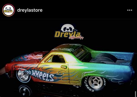 Custom Hot Wheels Truck With Flames