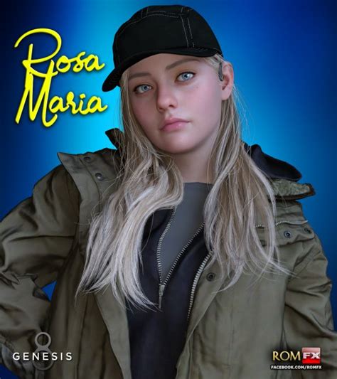 Rosa Maria For G8f And G81f 3d Models For Daz Studio And Poser