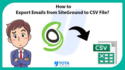Export Emails From Siteground To Csv Excel File