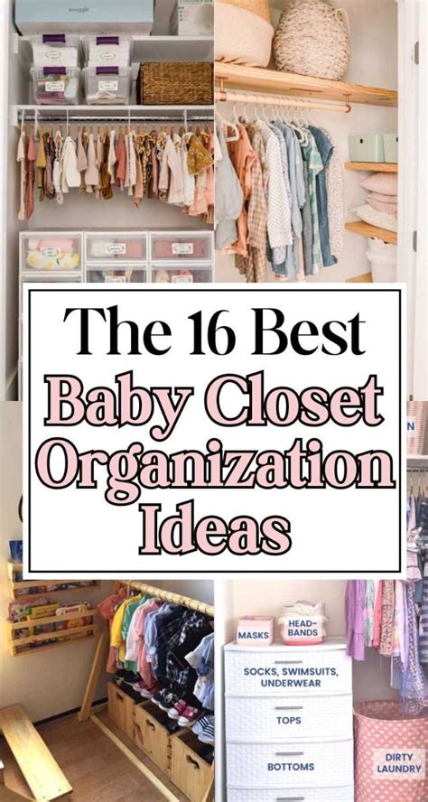 16 Genius Nursery Closet Organization Essentials To Copy Small Nursery Ideas In 2024 Nursery