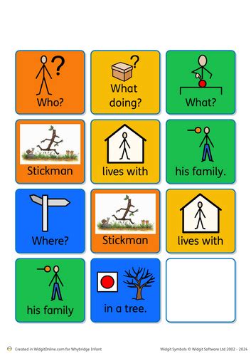 Stickman Colourful Semantics Teaching Resources