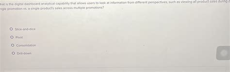 Solved Hat Is The Digital Dashboard Analytical Capability Solved Hat Is The Digital Dashboard Analytical Capability