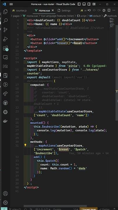 Reset Method In Pinia Options Api Store Vue Composition Api Youtube