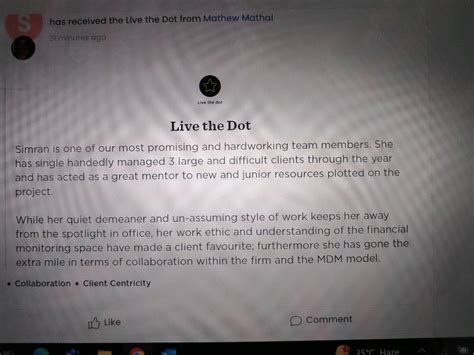 Simran Wadhwa On Linkedin Livethedot Gratefuleveryday Recognitionawards