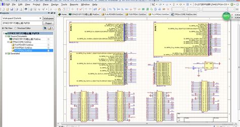 Altera Cyclone4 Fpga Ep4ce15f17c8核心板硬件（原理图pcb）工程文件，ad09设计的项目工程文件