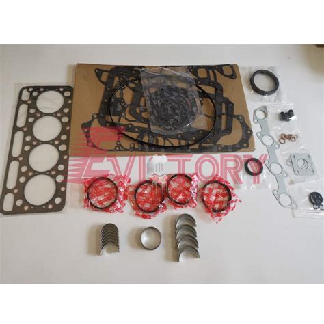 For Kubota V1502 V1512 V1702 V1902 Rebuild Kit Piston Ring