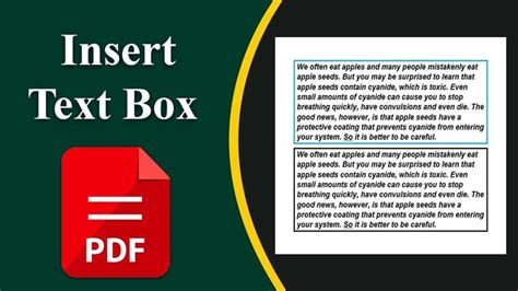 How To Insert A Text Box Into A Pdf Document Using Sejda Text Apple